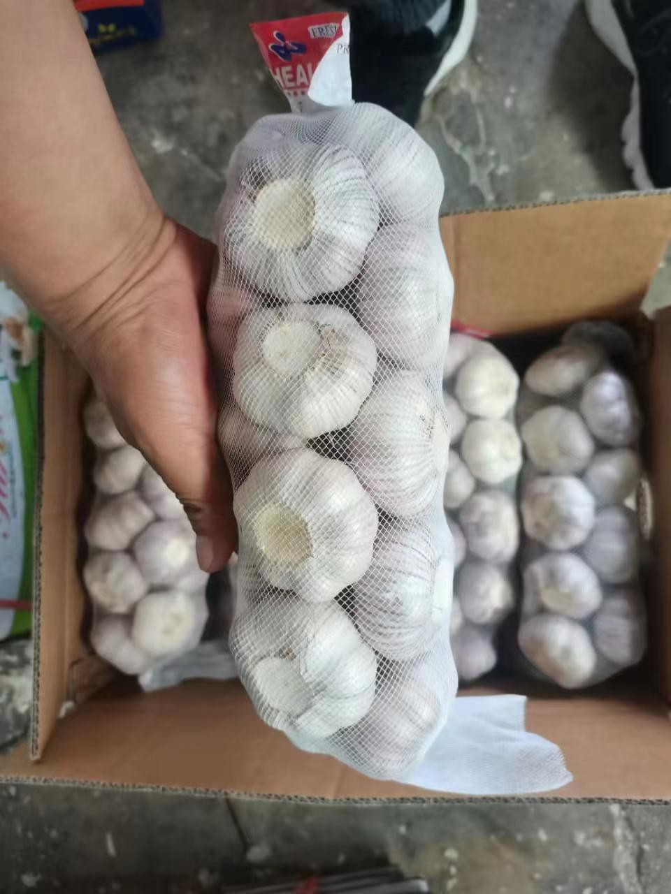 China Normal White Garlic 1kg*10/ Pembekal Pembungkusan Karton, Pengilang, Kilang - Harga Borong ...